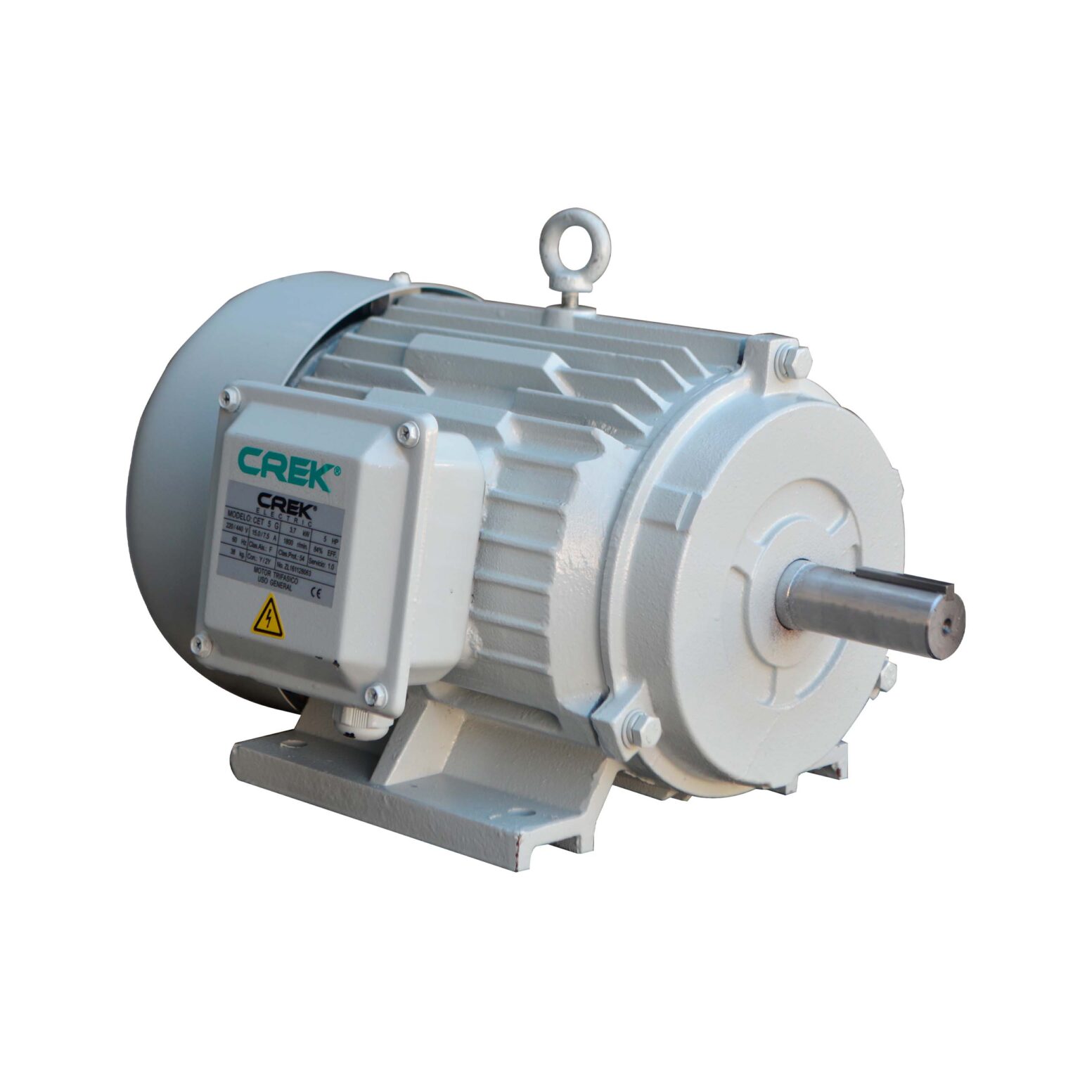 Motor eléctrico industrial trifasico Crek 7.5Hp - CET7.5G - PARAZZINI ...